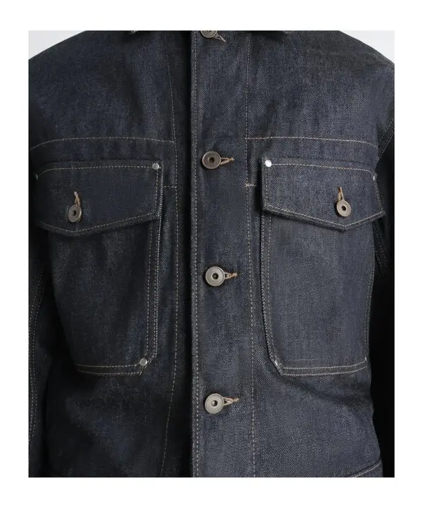 LEMAIRE Trucker Jacket In Denim - Slate