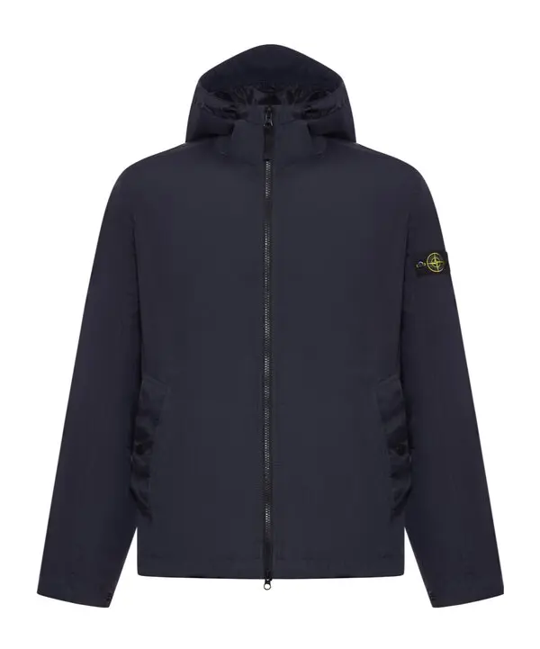 Stone Island Logo Patch Hooded Jacket