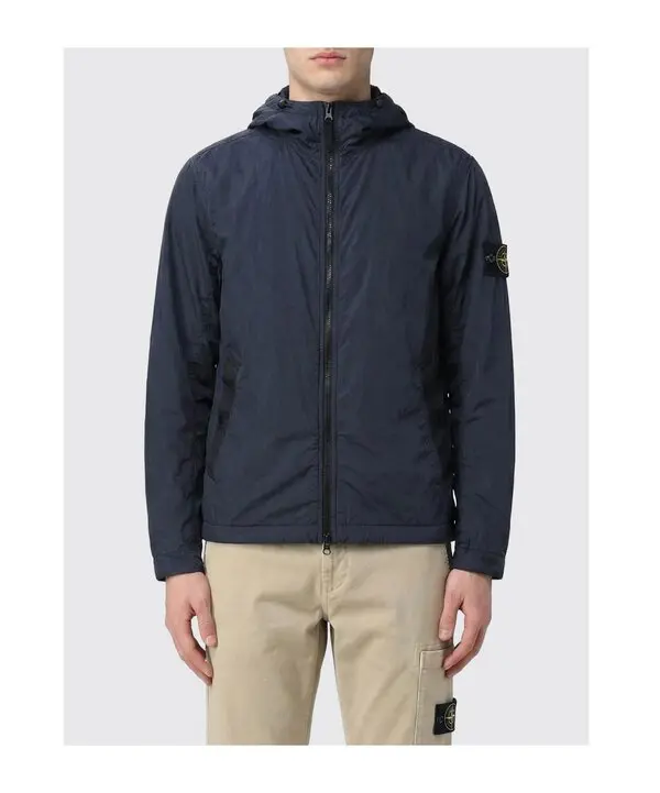 Stone Island Logo Patch Hooded Jacket