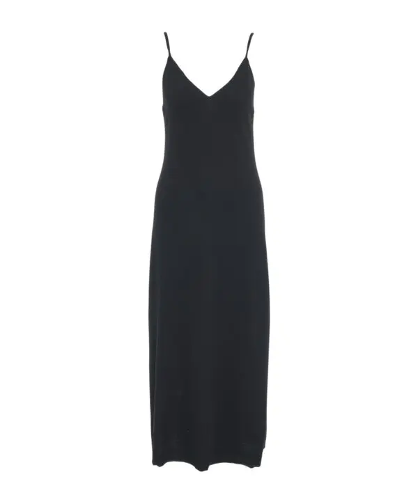 LISA YANG Spaghetti Strap V-neck Midi Dress