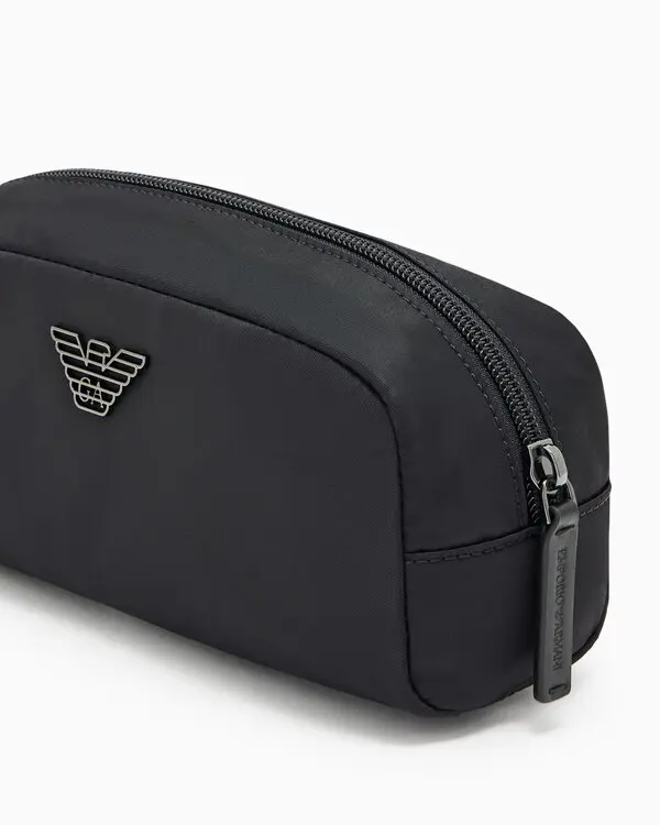 Emporio Armani Eagle Plaque Makeup Bag
