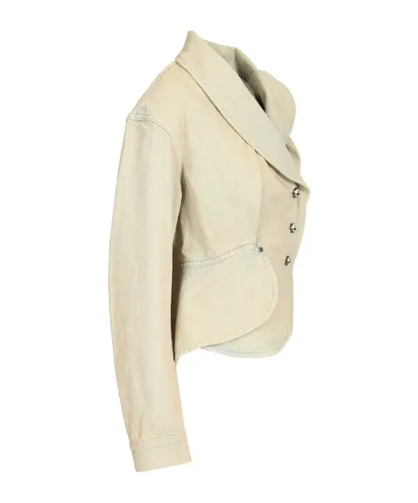 VIVIENNE WESTWOOD Asymmetrical Ruffled Hem Jacket