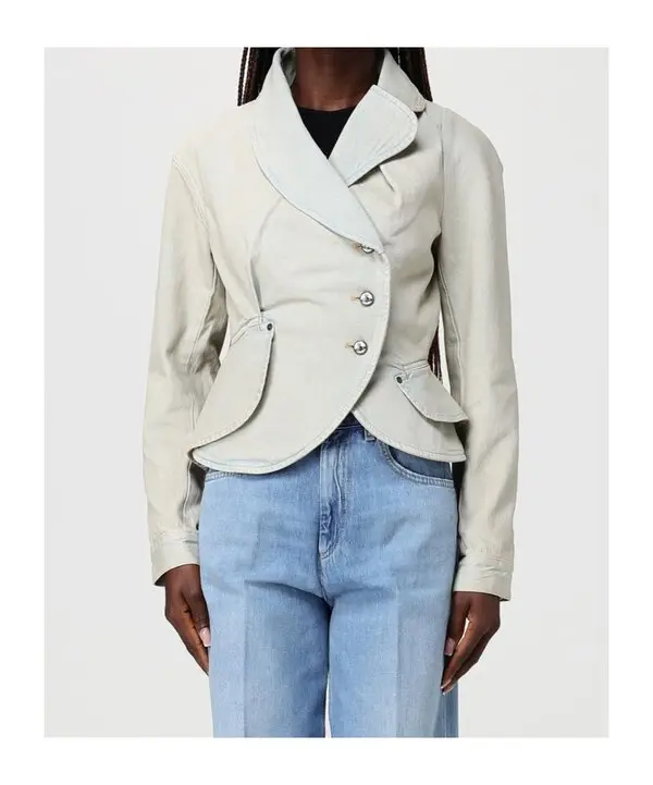 VIVIENNE WESTWOOD Asymmetrical Ruffled Hem Jacket