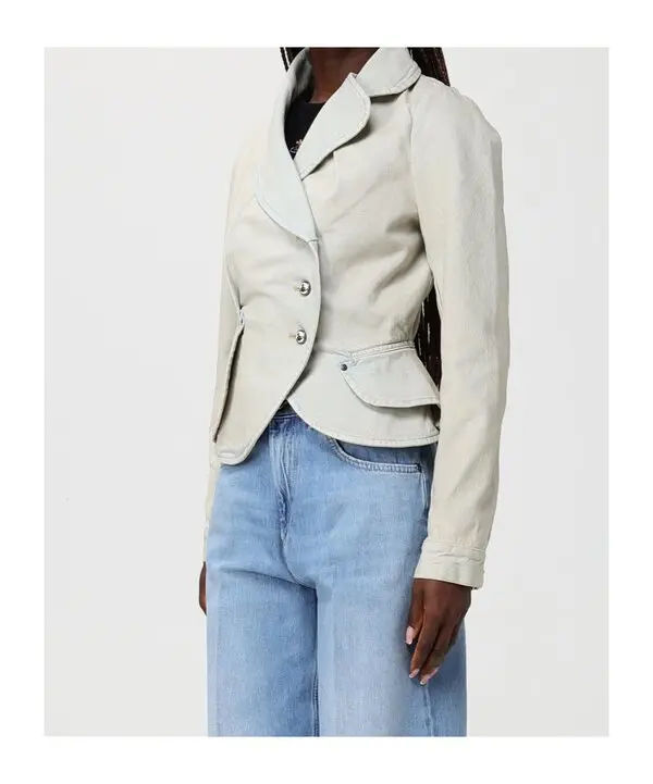 VIVIENNE WESTWOOD Asymmetrical Ruffled Hem Jacket