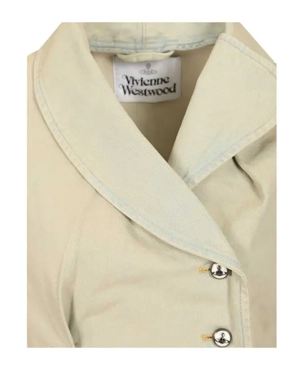 VIVIENNE WESTWOOD Asymmetrical Ruffled Hem Jacket