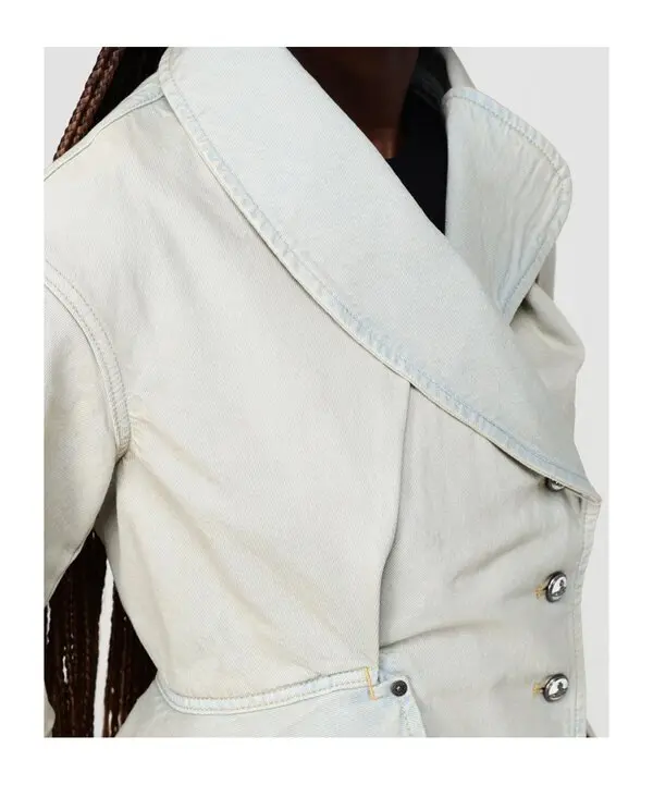 VIVIENNE WESTWOOD Asymmetrical Ruffled Hem Jacket