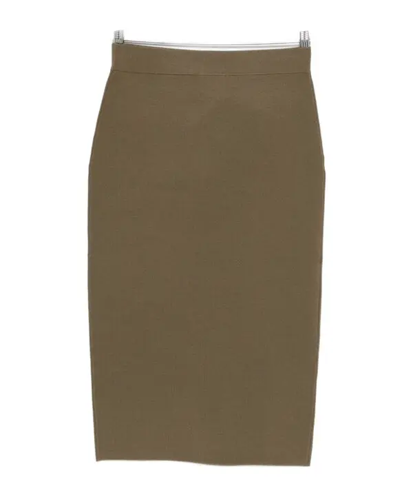 Max Mara Stretch Viscose Pencil Skirt - Green