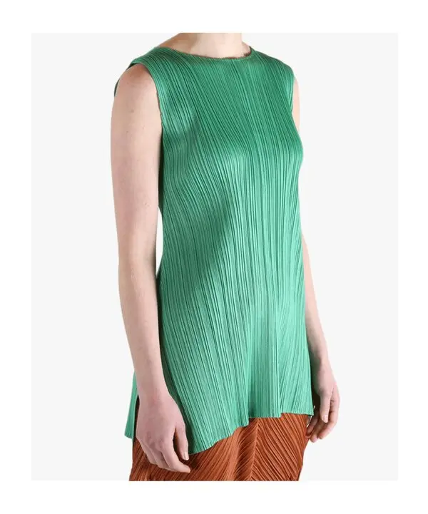 PLEATS PLEASE BY ISSEY MIYAKE Sleeveless Pleated Tunic