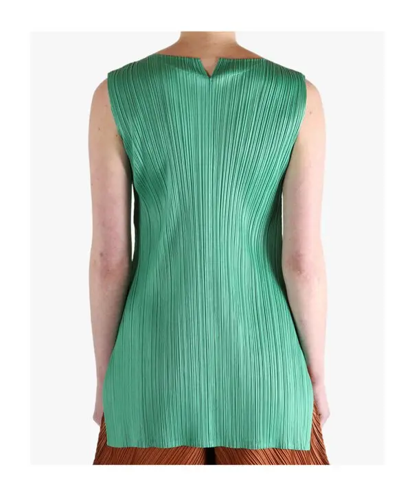 PLEATS PLEASE BY ISSEY MIYAKE Sleeveless Pleated Tunic