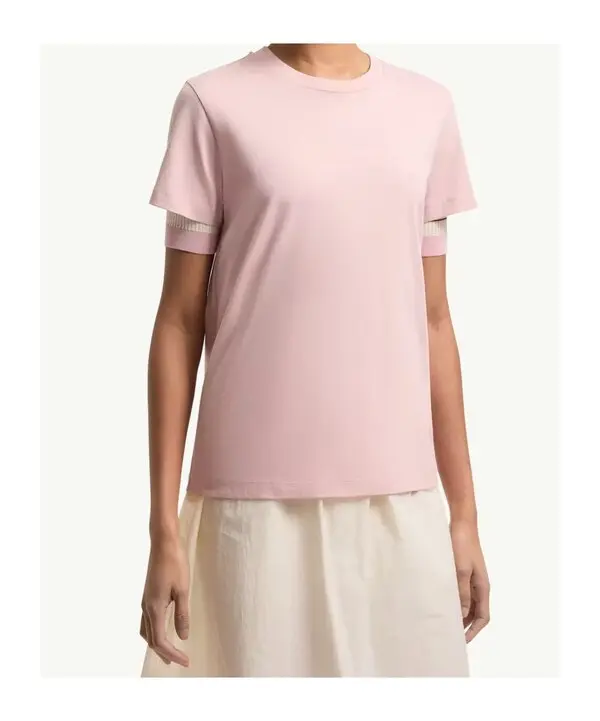 Moncler Logo Patch Crewneck T-shirt