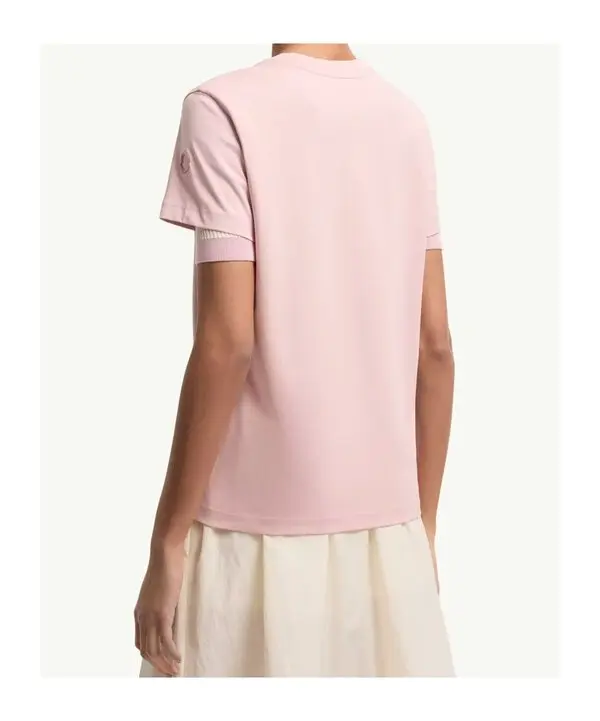 Moncler Logo Patch Crewneck T-shirt