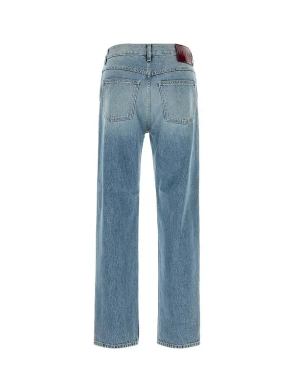 Gucci Slim Fit Denim Jeans - Light Blue