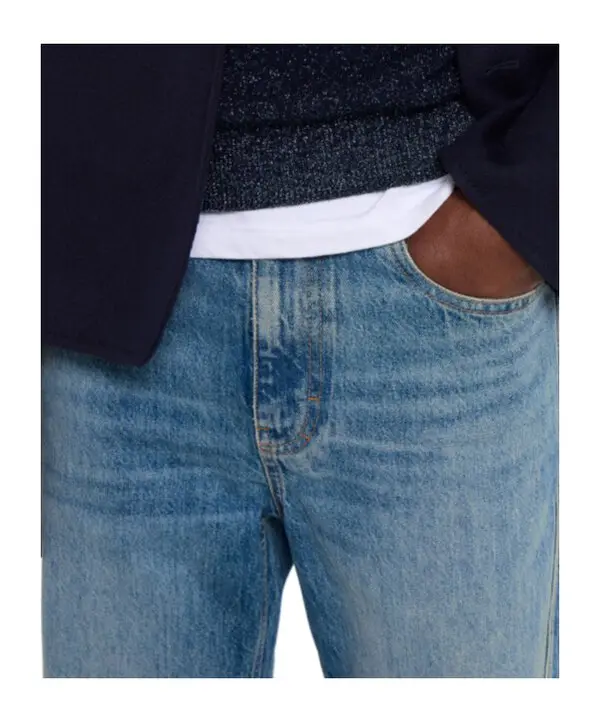 Gucci Slim Fit Denim Jeans - Light Blue