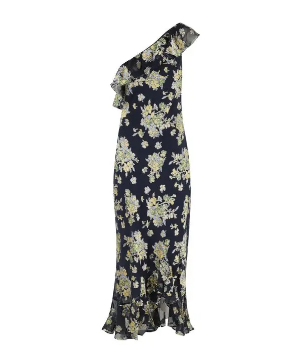 Rixo Leon Devoré Maxi Dress - Black