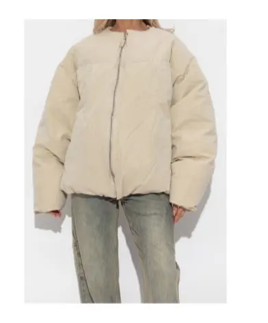 ENTIRE STUDIOS Padded Zip-front Jacket - Nude