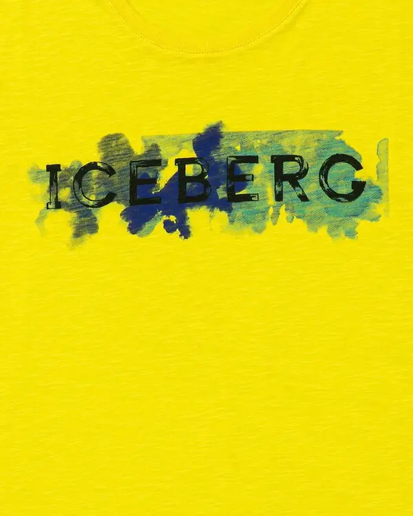 Iceberg Printed T-shirt - Yellow