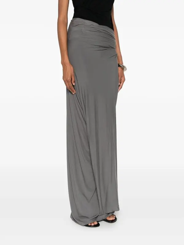 ENTIRE STUDIOS Asymmetrical Draped Maxi Skirt