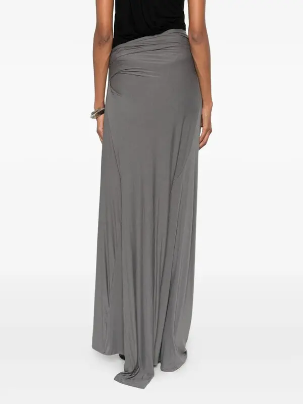 ENTIRE STUDIOS Asymmetrical Draped Maxi Skirt