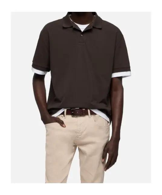 7 For All Mankind Layered-effect Polo Shirt