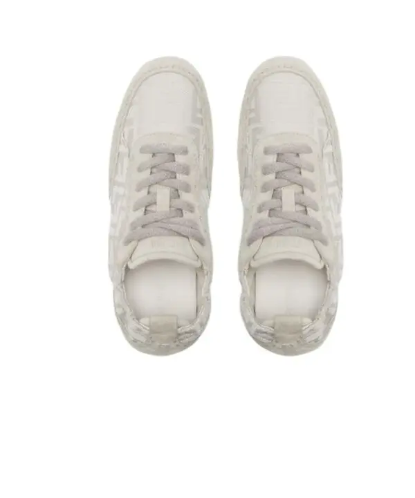 Fendi Fit Lace-up Sneakers - Grey