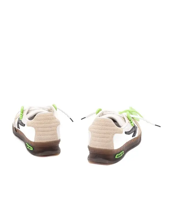 Off-White Slim Lace-up Sneakers - White