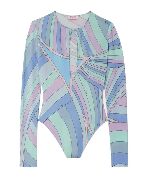 Emilio Pucci Iride Print Bodysuit