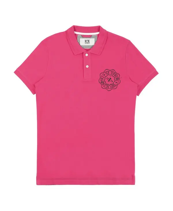 Iceberg Logo Polo Shirt - Red