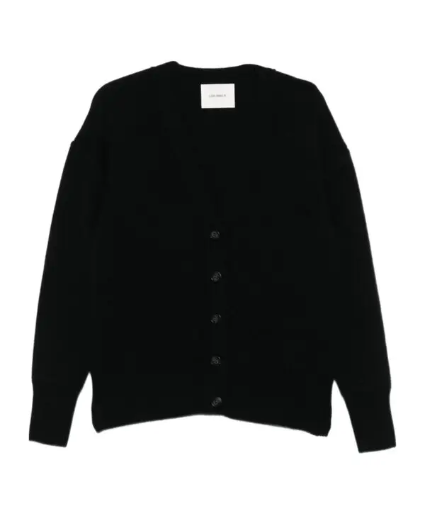 LISA YANG Amery V-neck Cardigan - Black