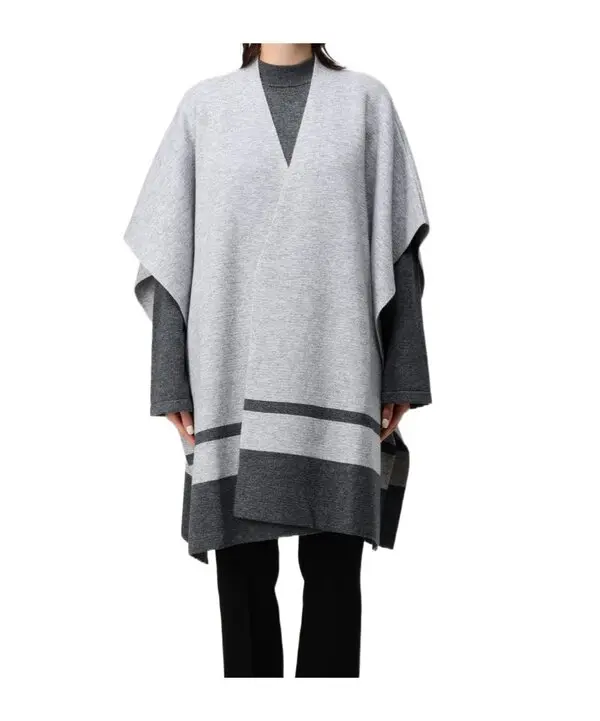 Max Mara Knitted Shawl - Gray