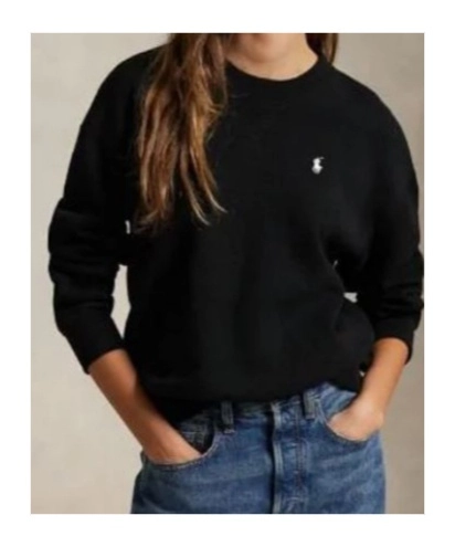 Polo Ralph Lauren Logo Crewneck Sweatshirt - Black
