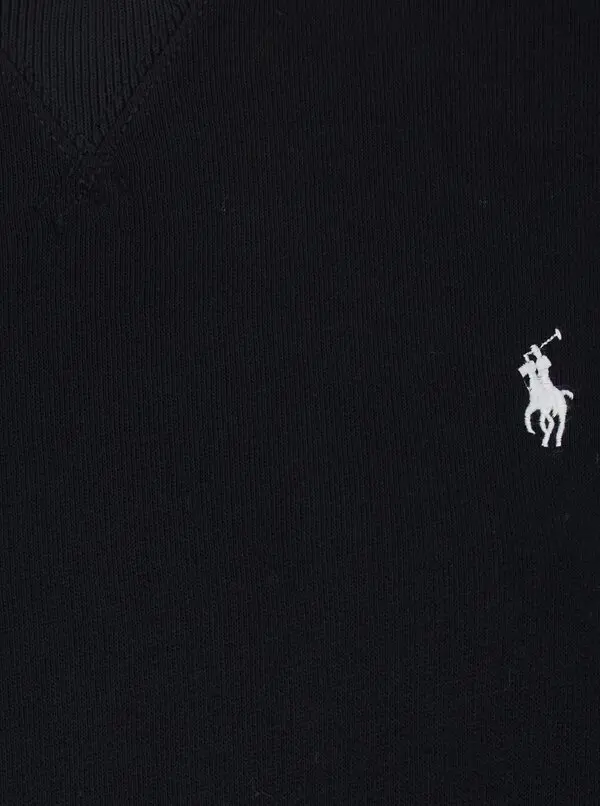 Polo Ralph Lauren Logo Crewneck Sweatshirt - Black