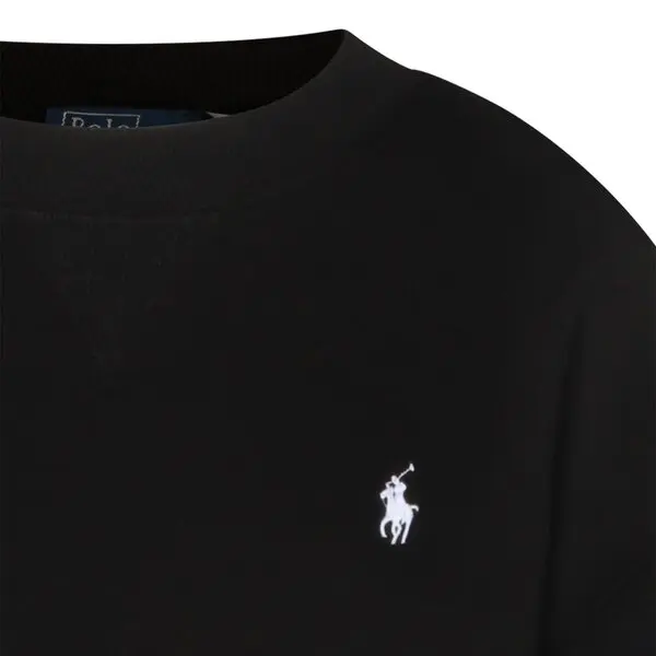 Polo Ralph Lauren Logo Crewneck Sweatshirt - Black