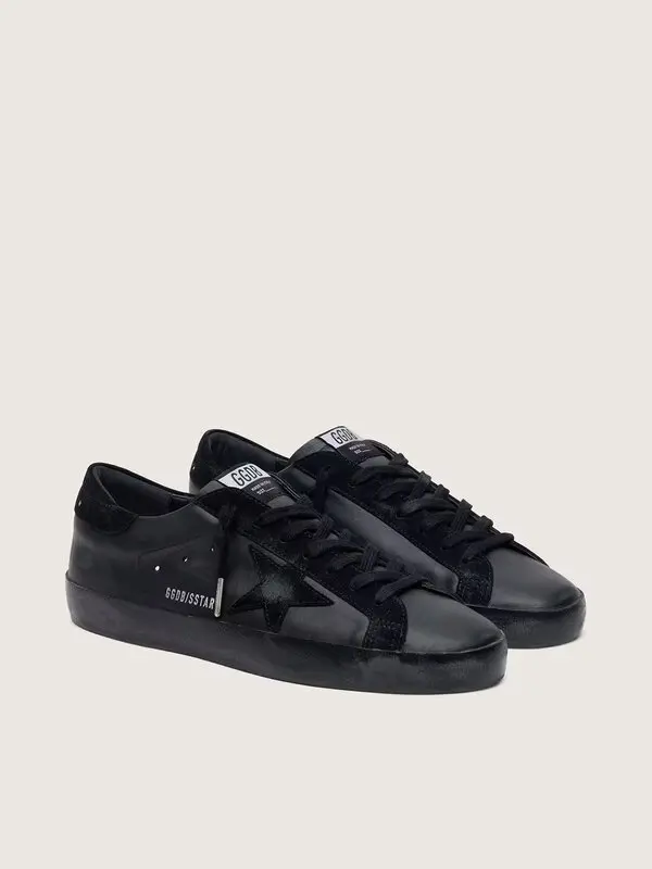 GOLDEN GOOSE Super-star Low-top Sneakers - Black