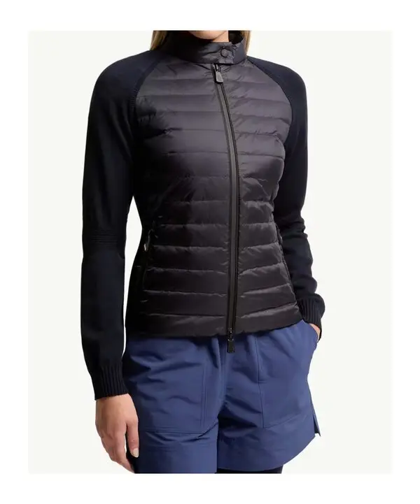 Moncler Tricot Quilted Cardigan