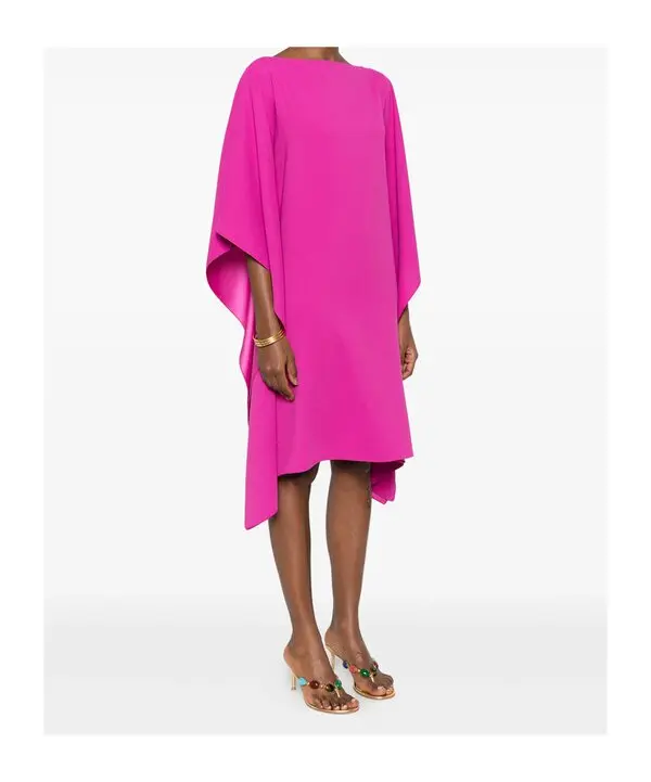 GIANLUCA CAPANNOLO Cape Effect Mini Dress - Pink