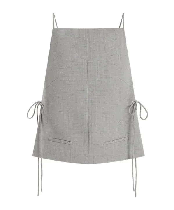 ST. AGNI Side-tie Top With Decorative Pockets