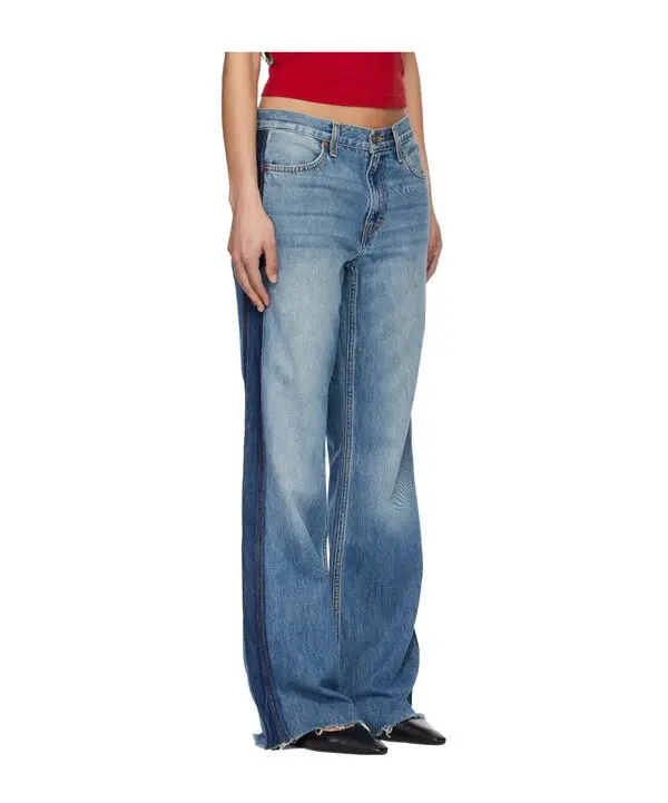RE/DONE Mid-rise Frayed Hem Jeans