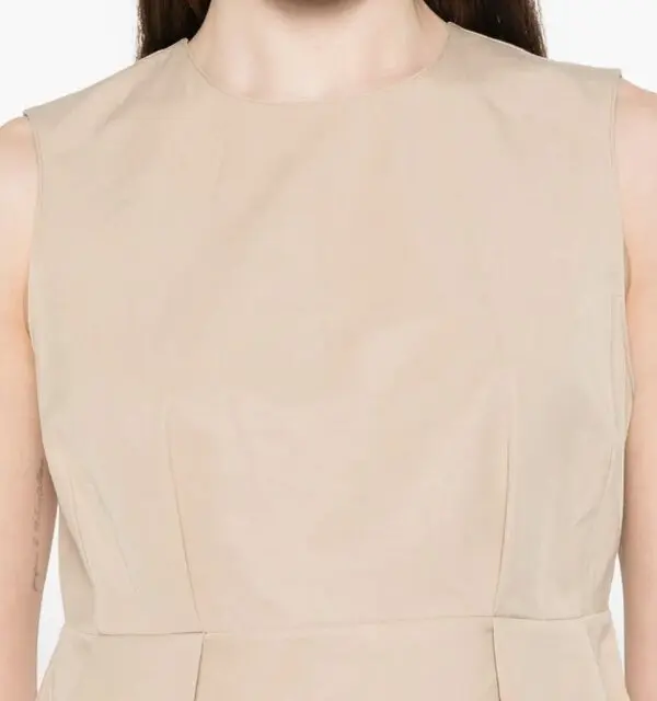 Vince Pleated Sleeveless Top