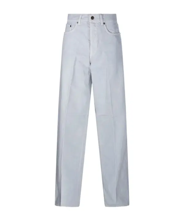 HAIKURE Bethany Twill Straight-leg Jeans - Gray