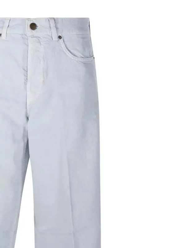 HAIKURE Bethany Twill Straight-leg Jeans - Gray
