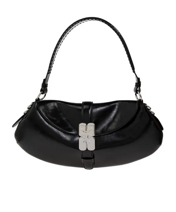 GANNI B Kat Butterfly Shoulder Bag - Black