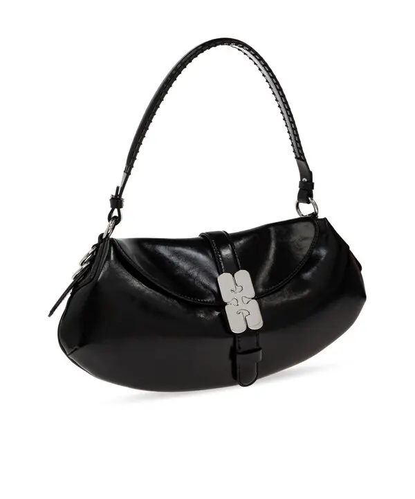 GANNI B Kat Butterfly Shoulder Bag - Black