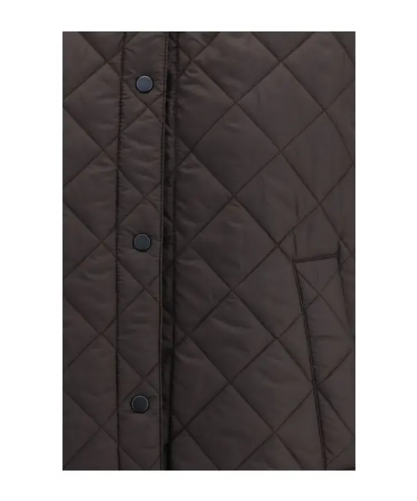Brunello Cucinelli Quilted Padded Vest With Hood