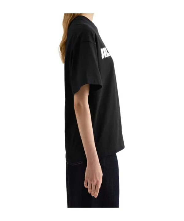 JIL SANDER Logo Print T-shirt - Black
