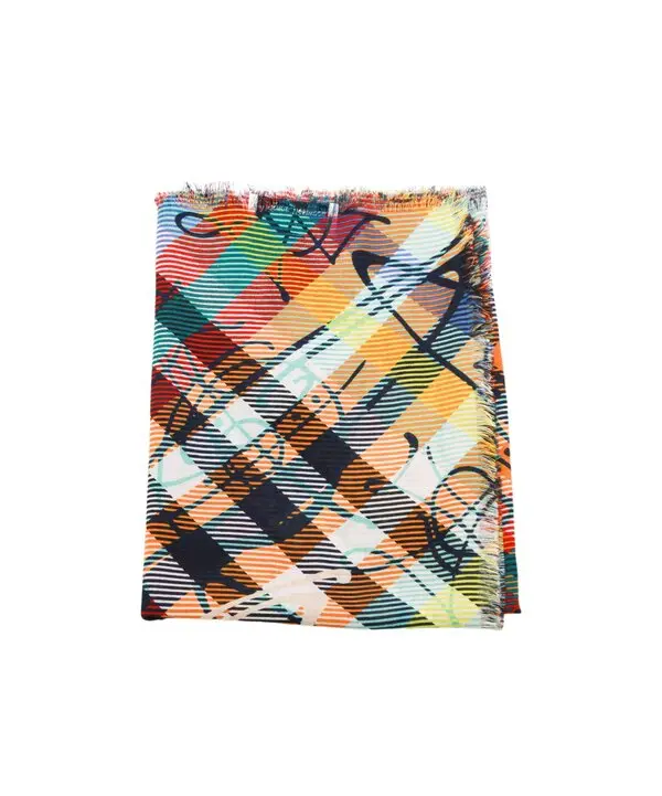 VIVIENNE WESTWOOD Multi-check Tartan Scarf - Multicolor