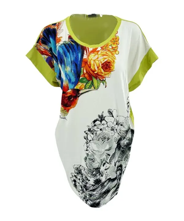 Just Cavalli Floral Printed T-shirt - Multicolor