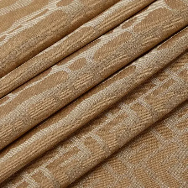 Fendi Ff Frayed-edge Scarf - Bronze