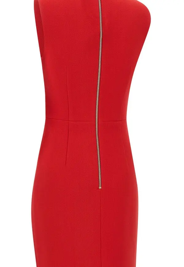 Rebecca Vallance Cameron Cut-out Midi Dress