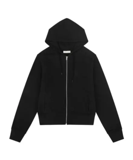 ENTIRE STUDIOS Slim Zip-up Hoodie - Black