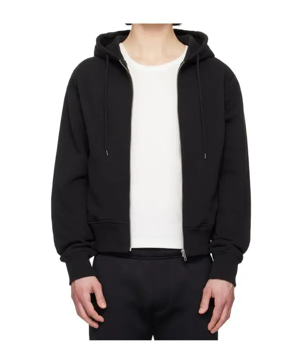 ENTIRE STUDIOS Slim Zip-up Hoodie - Black